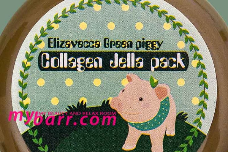 Maschera al collagene per viso: Elizavecca collagen jella pack - mybarr